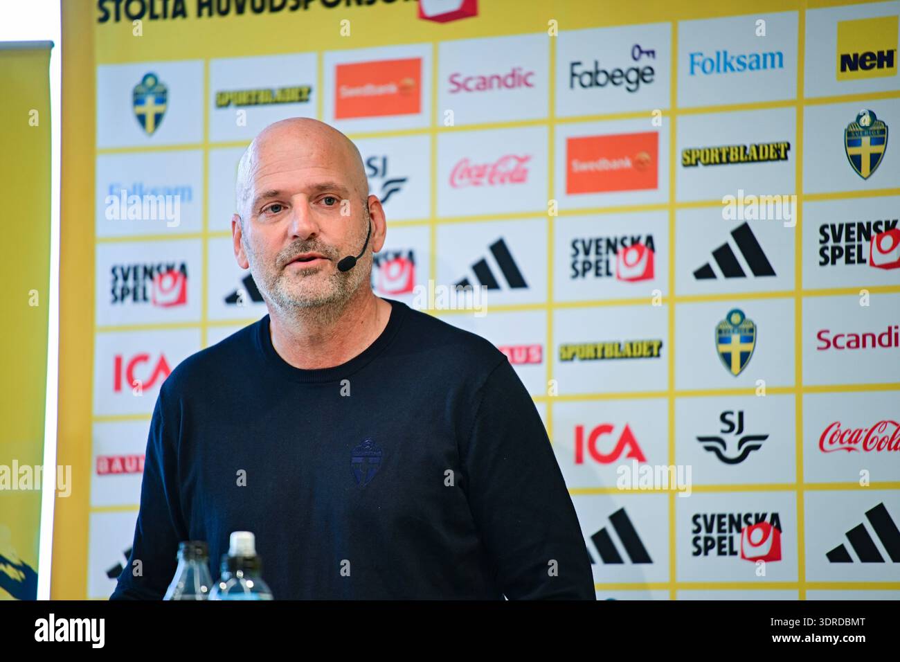 STOCKHOLM, SWEDEN 20260218Magnus Wikman, the national captain of the ...