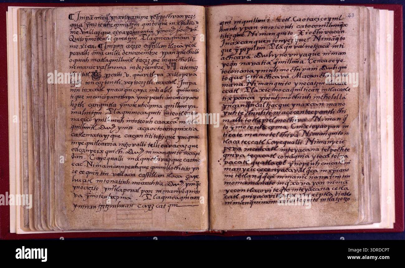 The Codex Aubin, created in 1576, consists of eighty-one leaves of ...