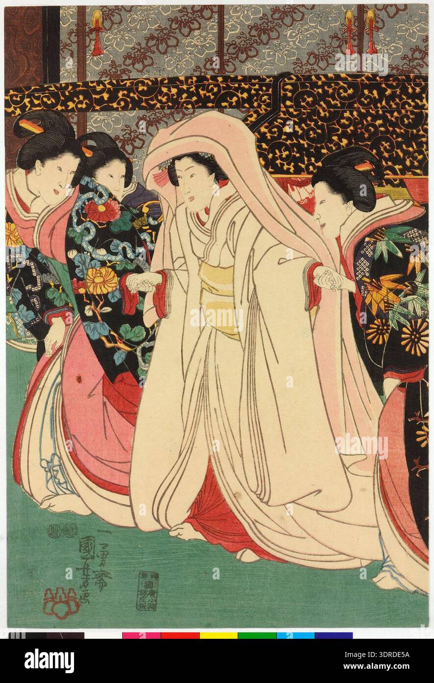Highlighting edo period japanese cultural norms hi-res stock ...