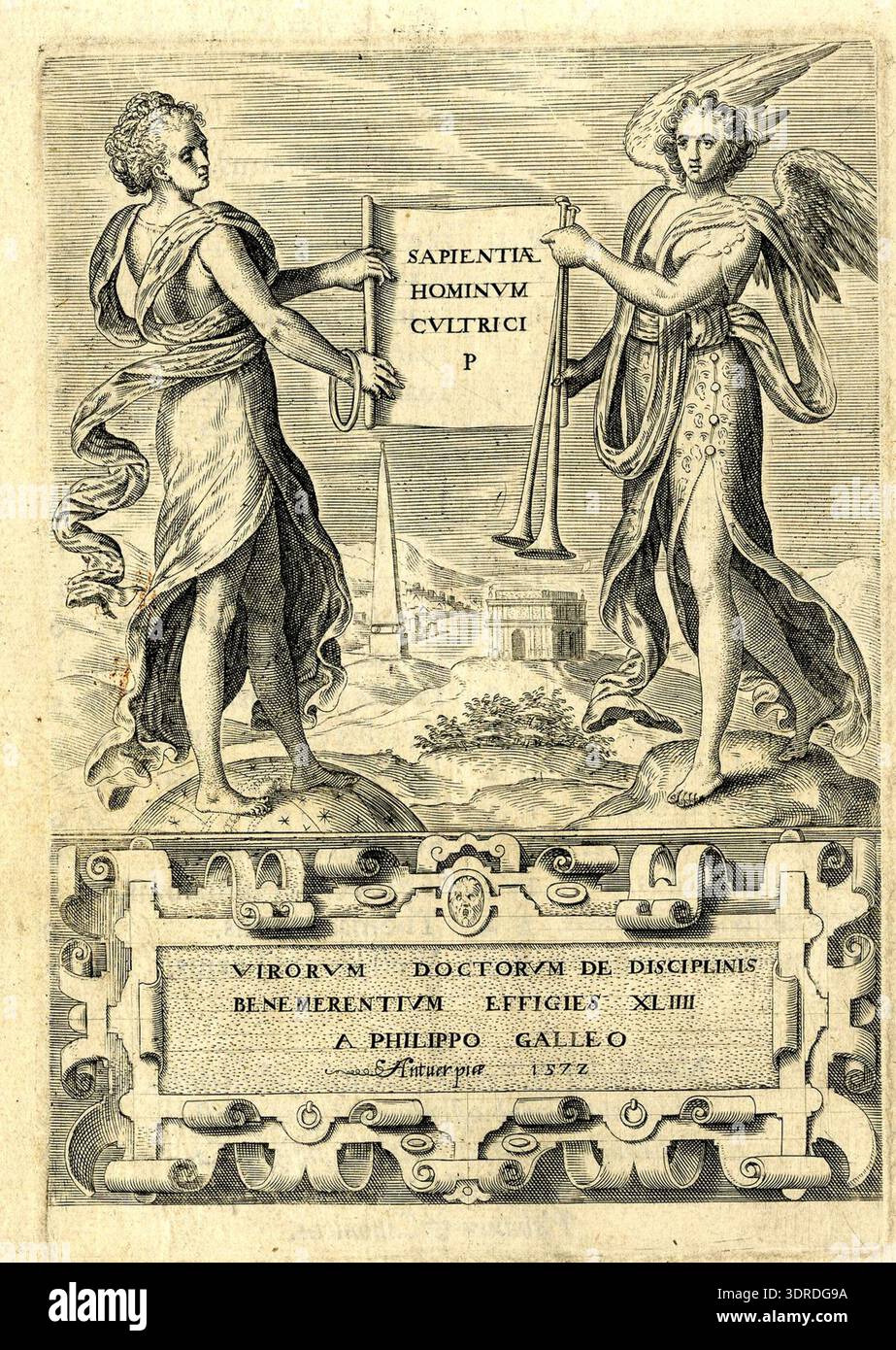 Virorum doctorum de disciplinis benemerentium effigies xliiii hi-res ...