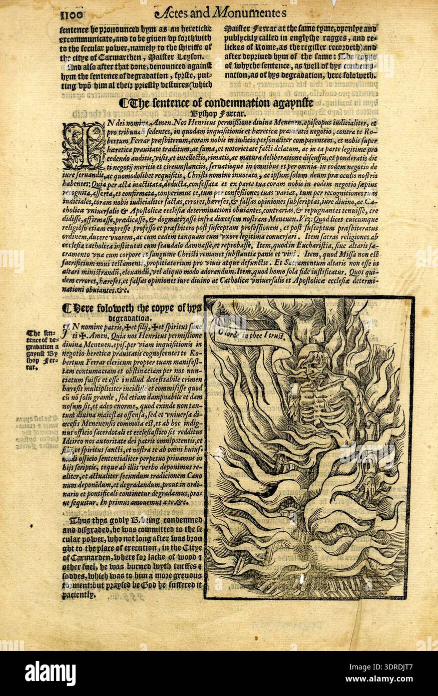 This 16th century woodcut by an anonymous artist depicts protest hi-res ...