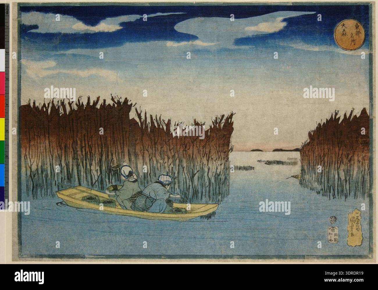Edo period woodblock technique capture interaction between humans and ...