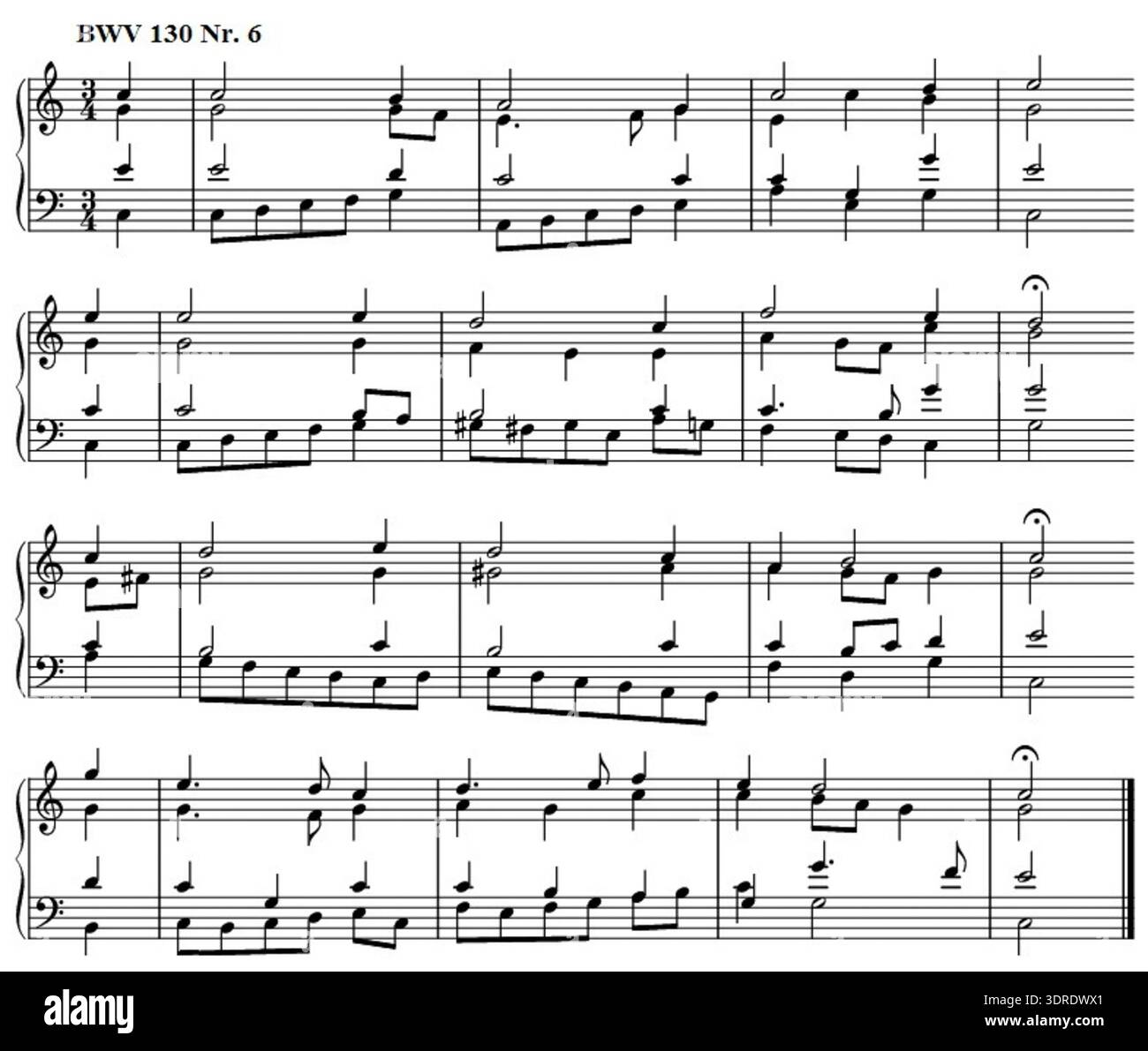 Composed by johann sebastian bach in 1724 hi-res stock photography and ...