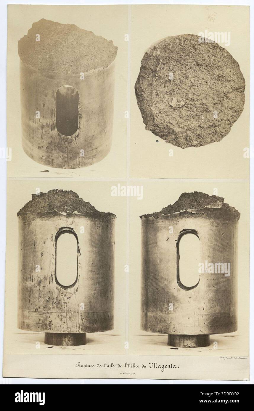 On 25 February 1863, the Magenta experienced a rupture of the propeller ...