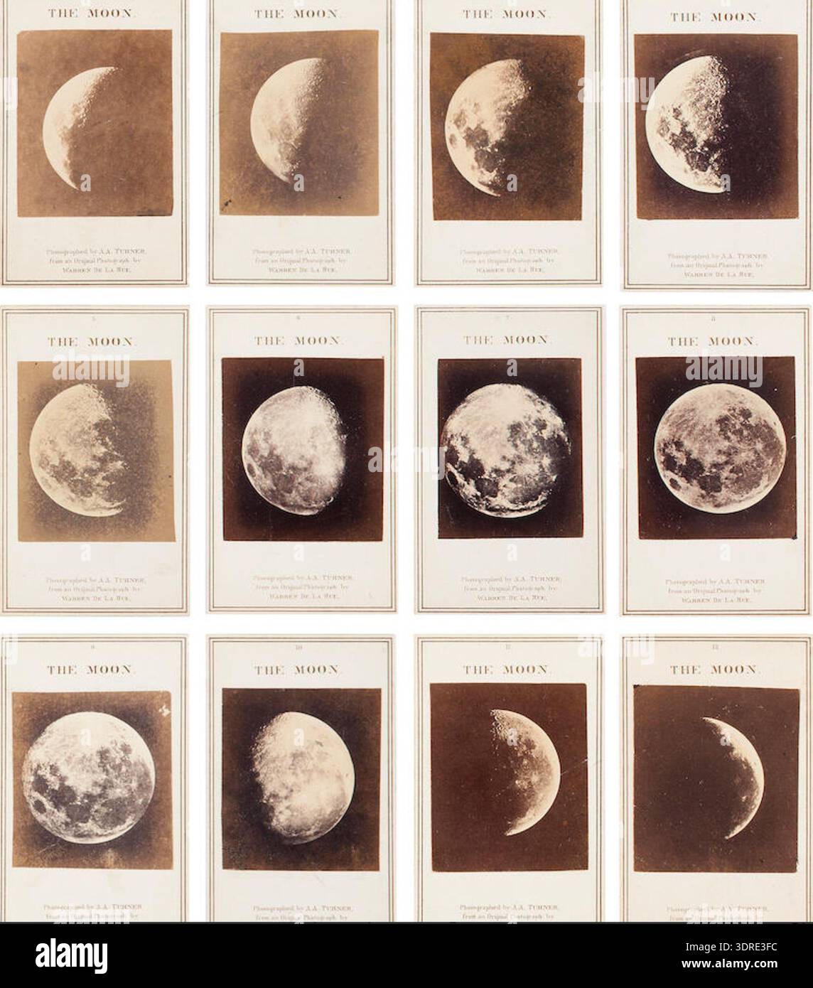 Document lunar surface features including craters hi-res stock ...