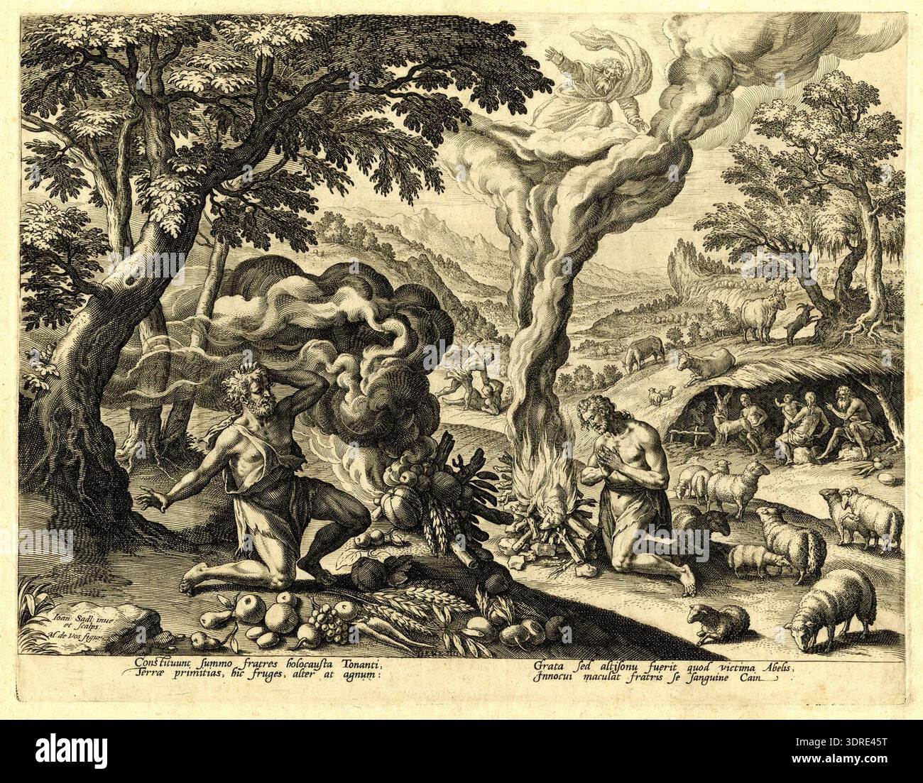 Abel offers lamb to god hi-res stock photography and images - Alamy