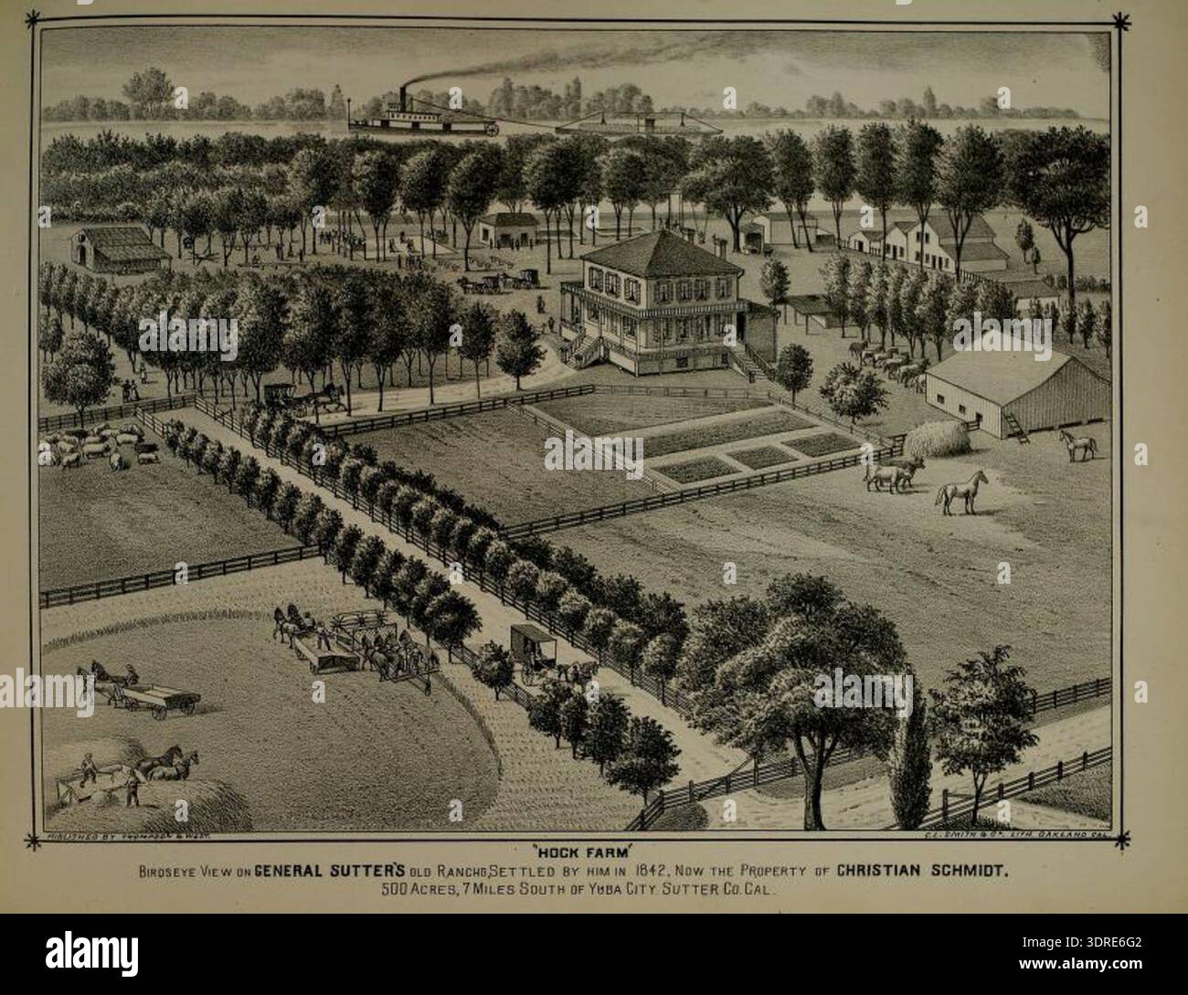 Documenting the historical evolution of the farm property hi-res stock ...
