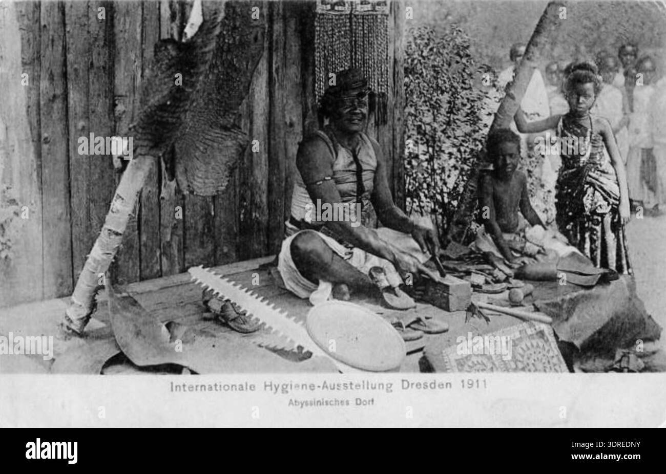 This 1911 photograph depicts an african tribal leader from east hi-res ...