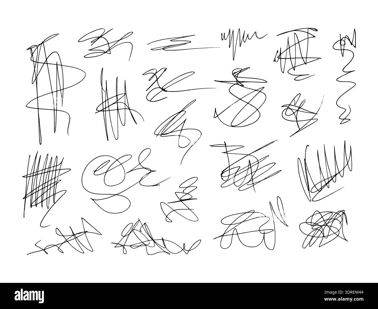 School messy doodles on hi-res stock photography and images - Alamy