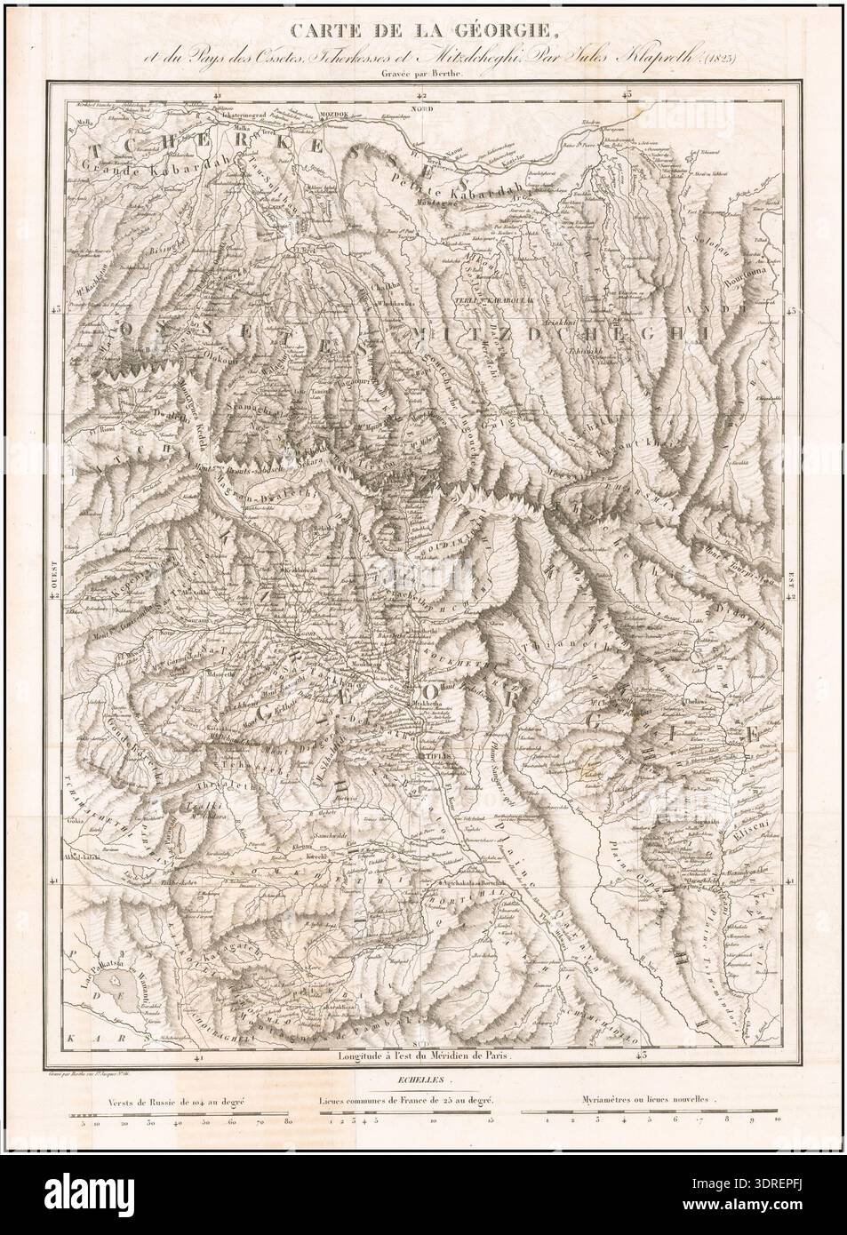 Klaproth map hi-res stock photography and images - Alamy