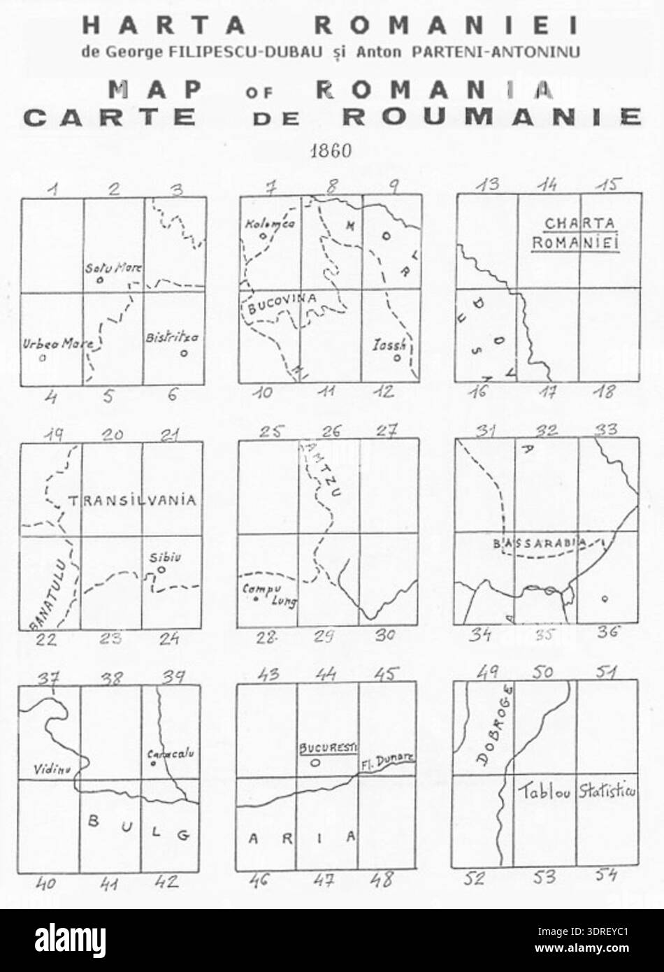 Cartographic archive documentation Black and White Stock Photos ...