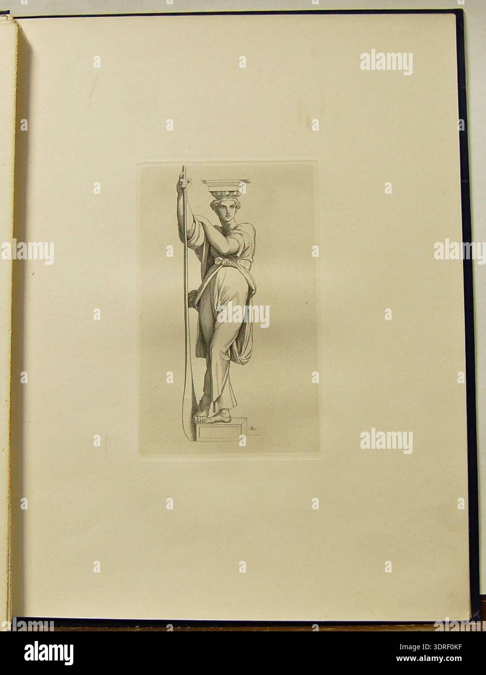 This 1852 print reproduces Raphael’s Caryatides from the Stanza dell ...