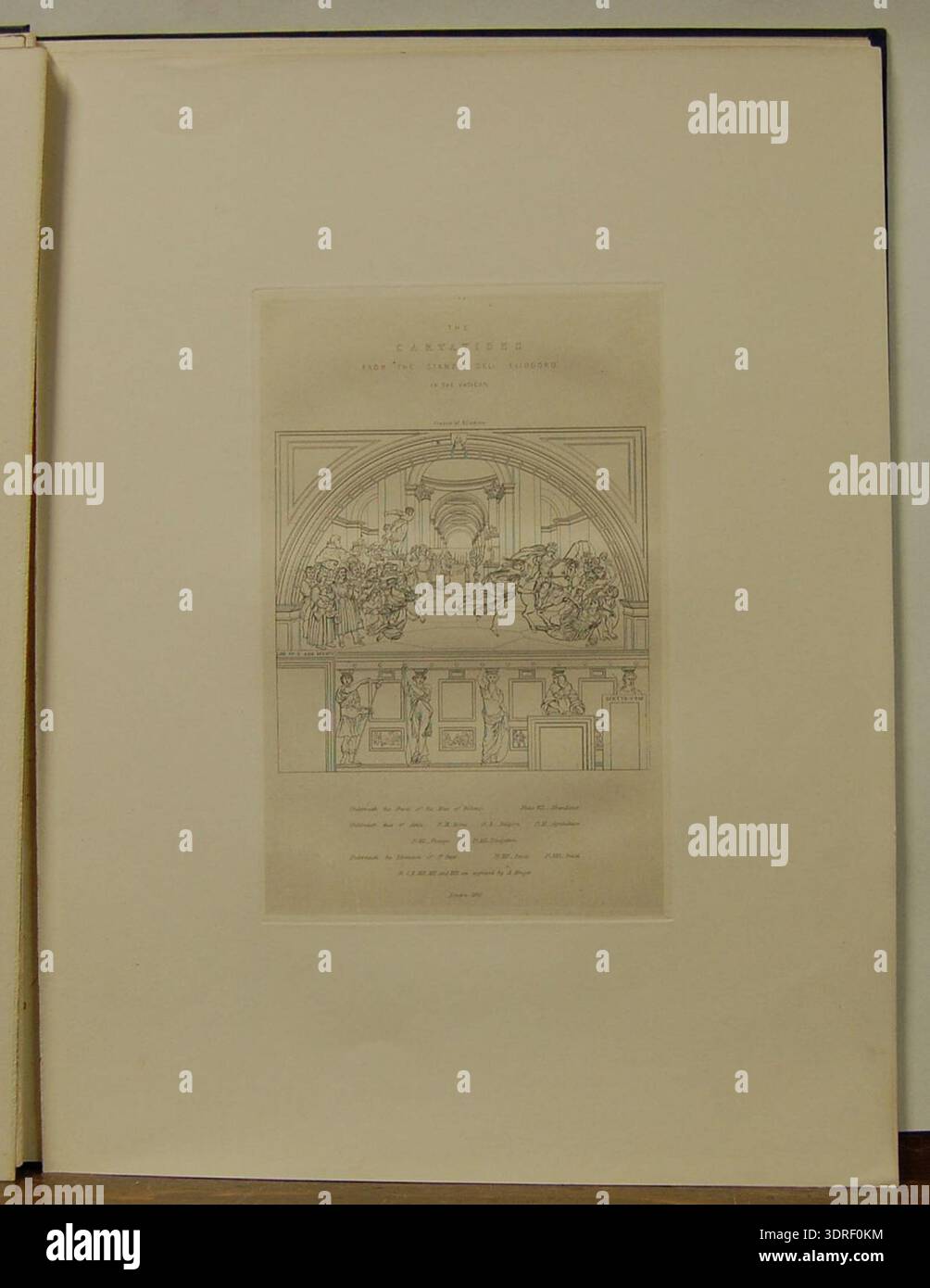Engraved plates architectural documentation hi-res stock photography ...