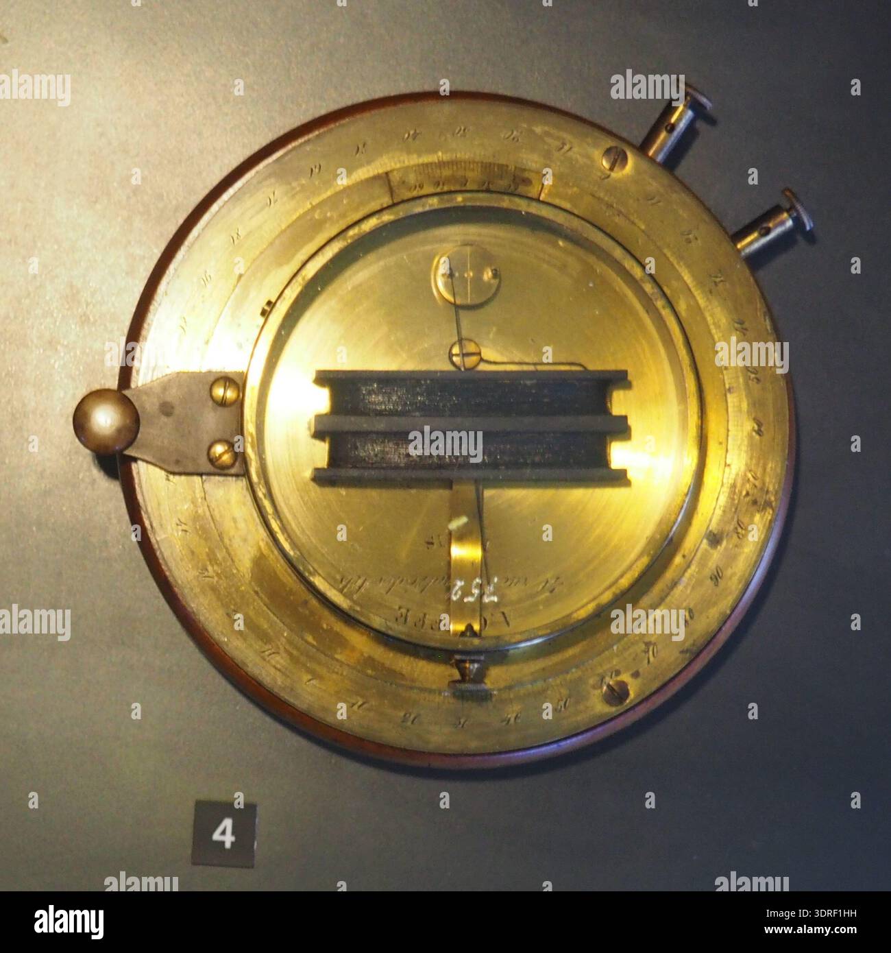 The MHS 235 sine galvanometer, circa 1875, is an early scientific ...
