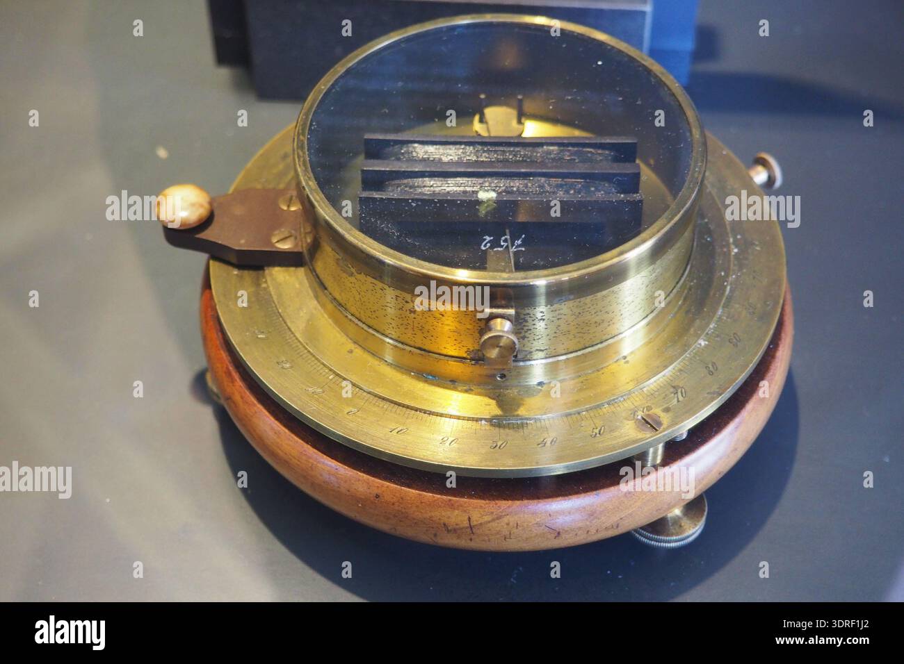 The Sine galvanometer MHS 235, circa 1875, is a tangent galvanometer ...