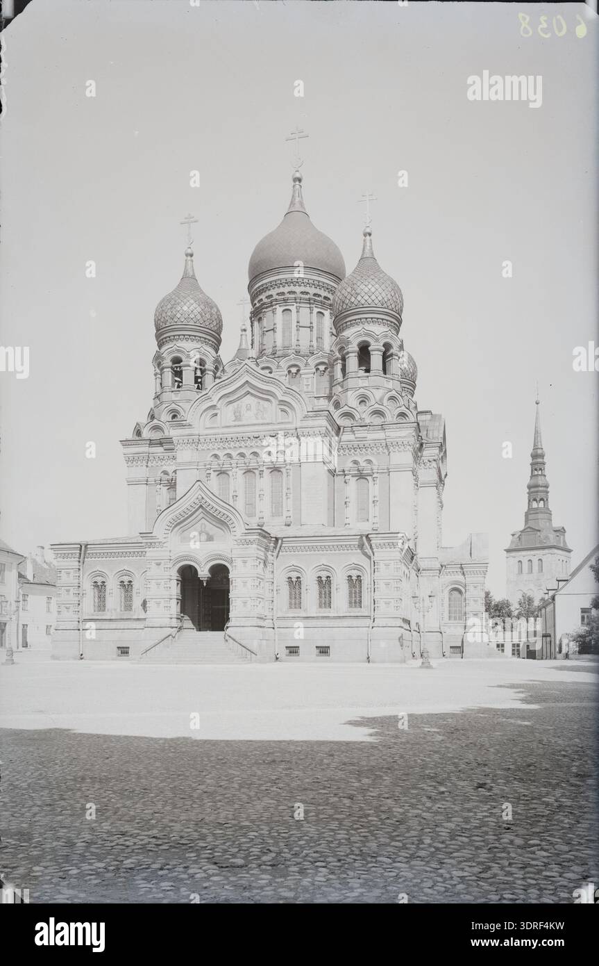 This Image Shows The Alexander Nevsky Cathedral In Tallinn Between 1930