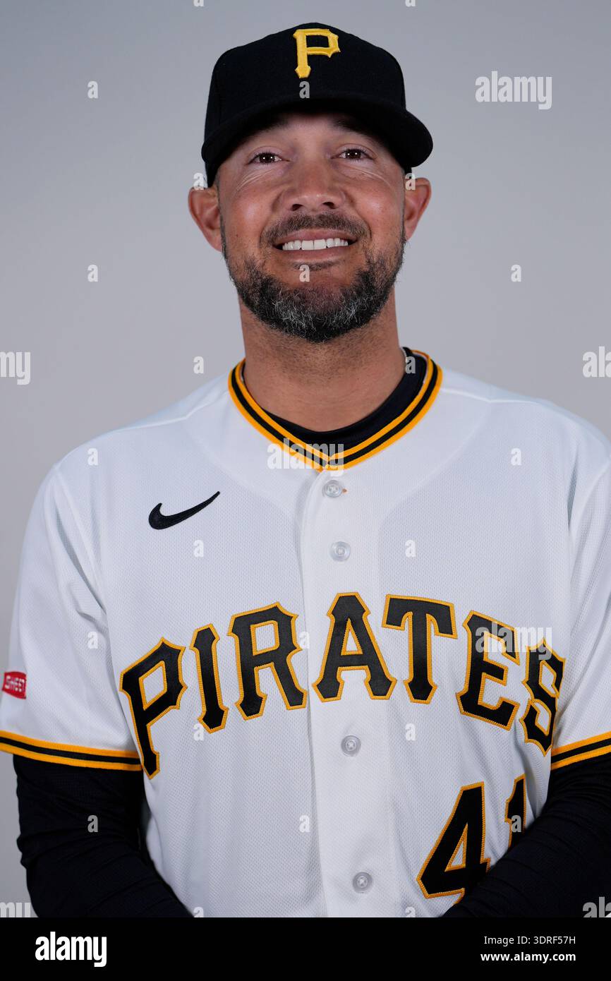 This is a 2026 photo of Kristopher Negron (41) of the Pittsburgh ...