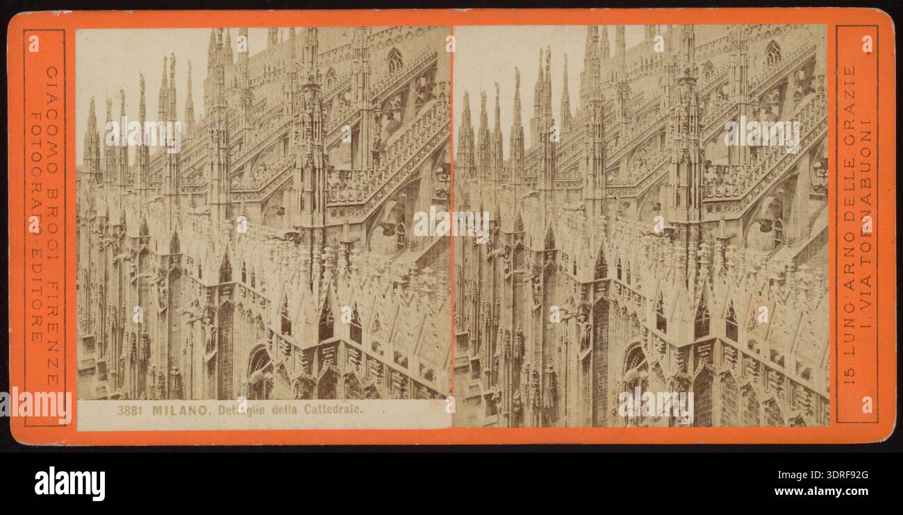 Showing gothic architectural elements including spires hi-res stock ...