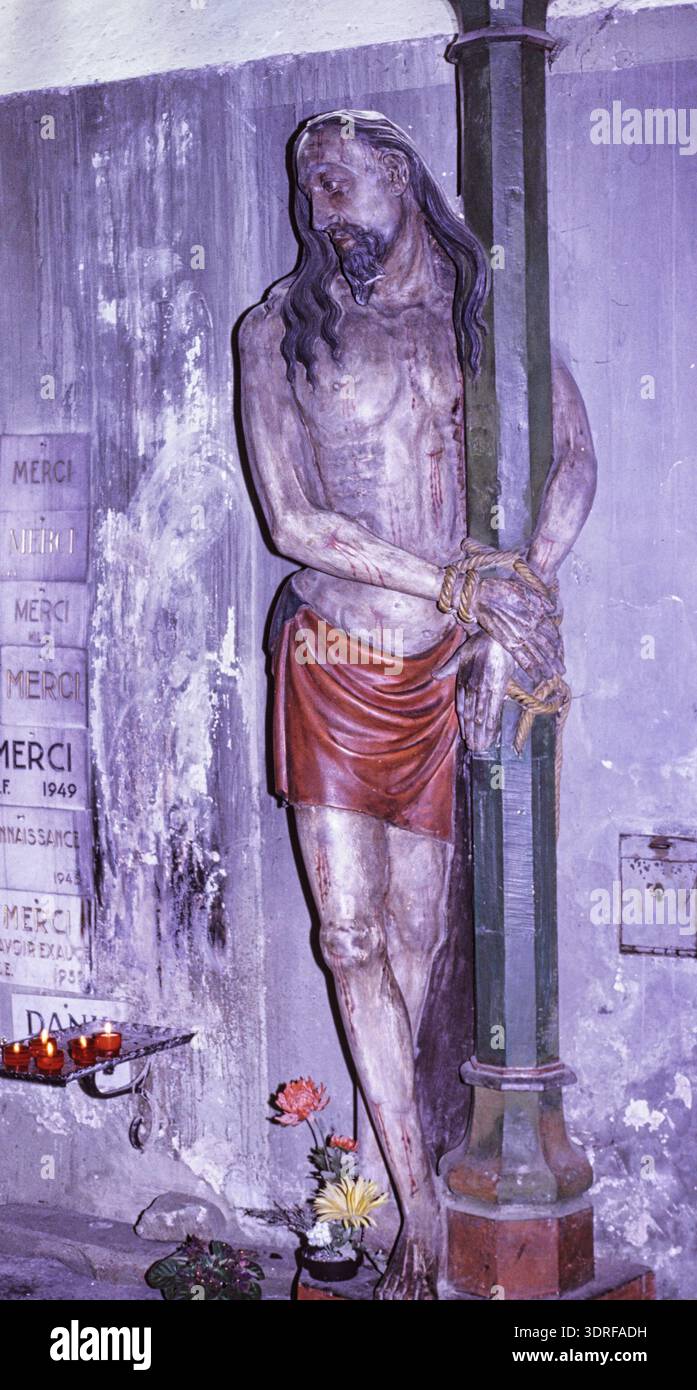 Dated 1438 it portrays the flagellation of christ hi-res stock ...