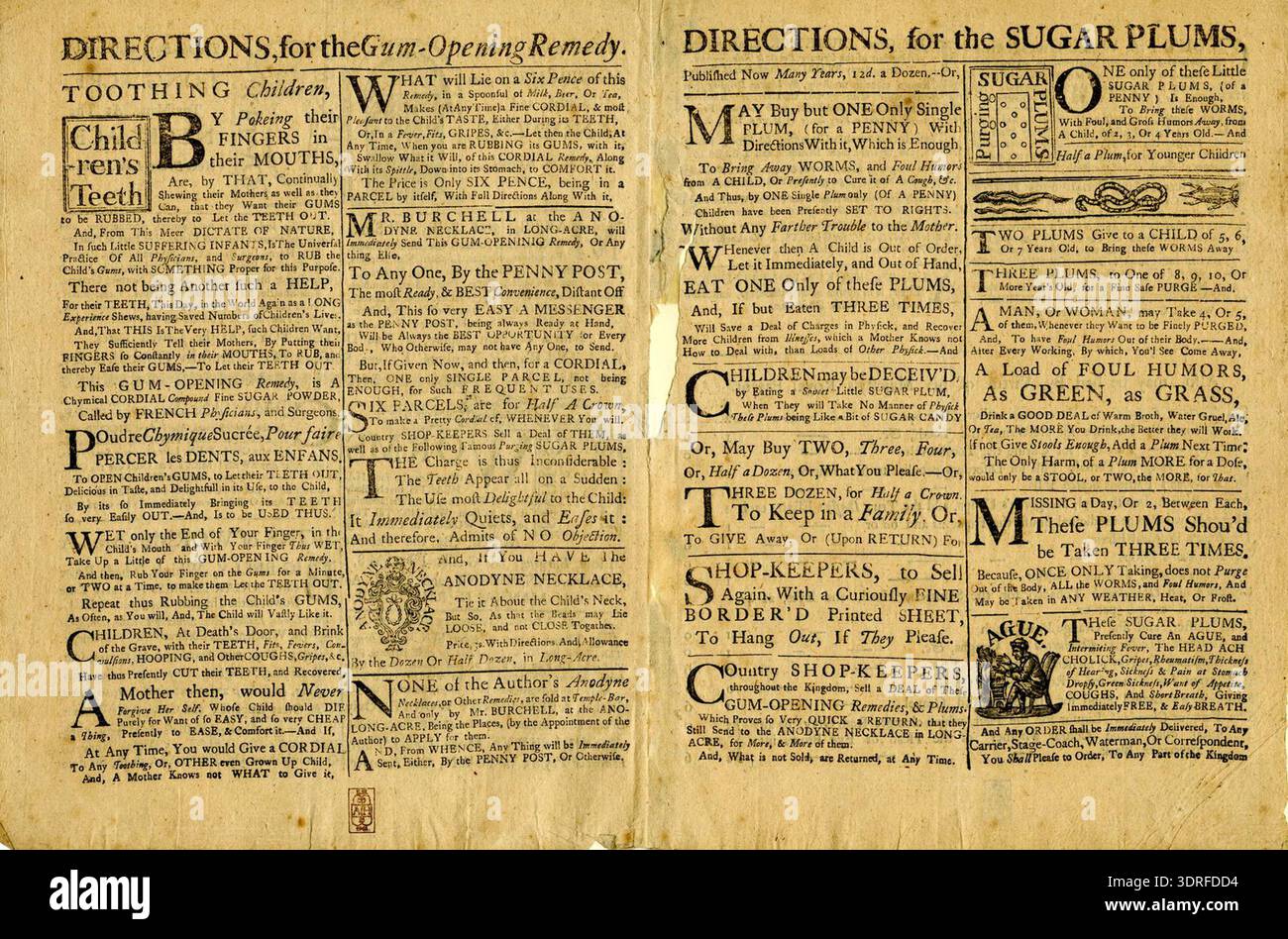 Historic 18th century trade card hi-res stock photography and images ...