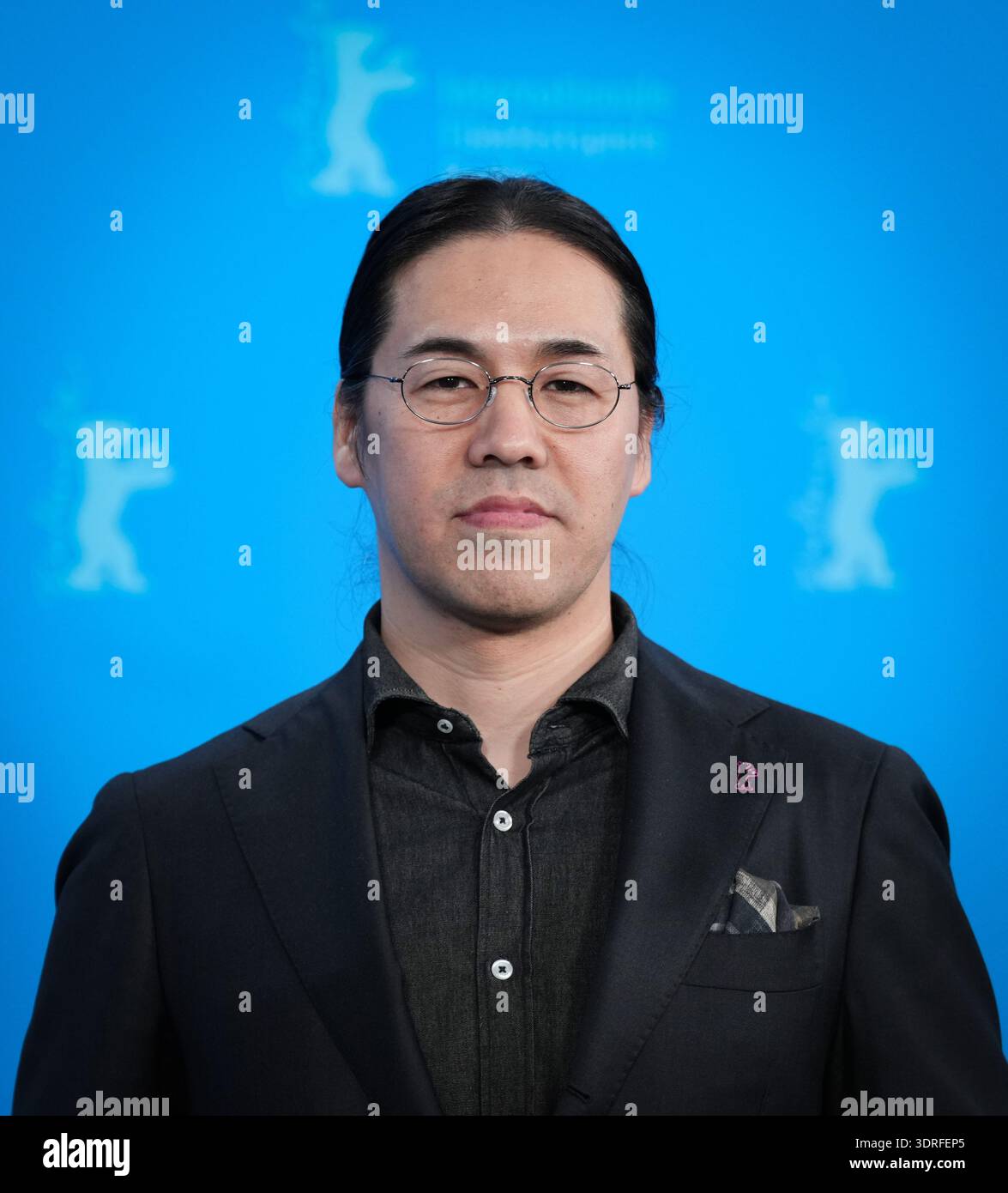 18 February 2026, Berlin: Director Yoshitoshi Shinomiya stands in front ...