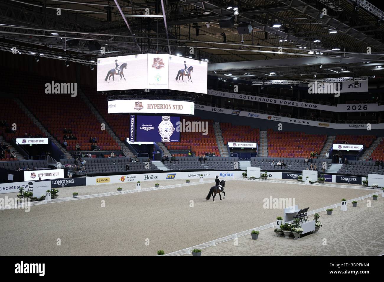 GOTHENBURG, SWEDEN 20260218A rider during the Gothenburg Horse Show ...