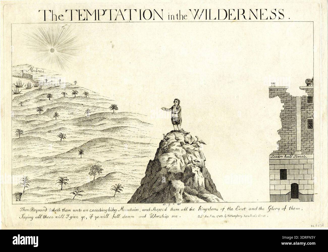 Temptation of jesus in wilderness hi-res stock photography and images ...