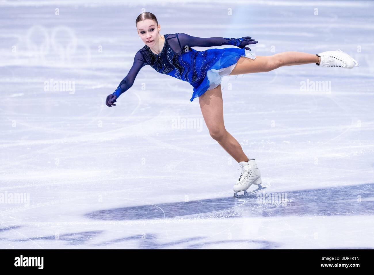 MILAN, ITALY - FEBRUARY 17: Mariia Seniuk of Israel performing in the ...