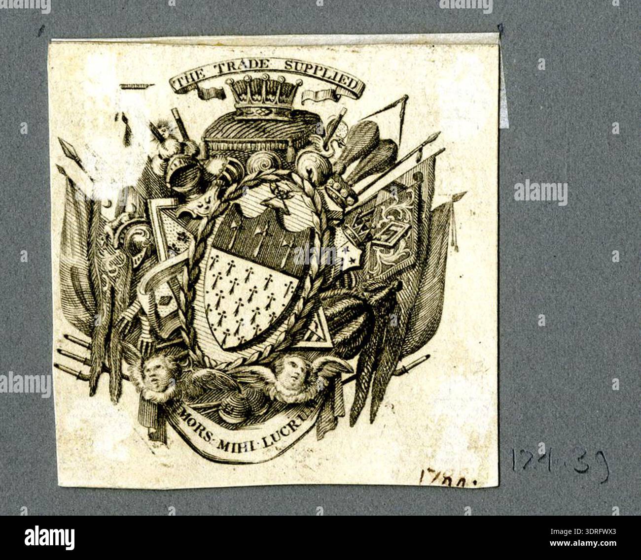 Trade card of Shepherd, undertaker, circa 1760-1818. Features ...