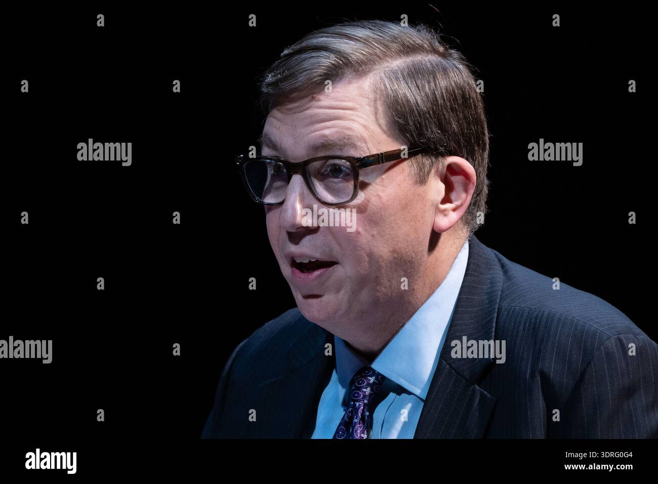 Georgetown University Law Professor Stephen Vladeck takes part in a ...