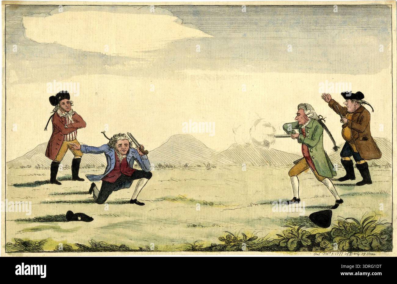 18th century duelling pistols hi-res stock photography and images - Alamy