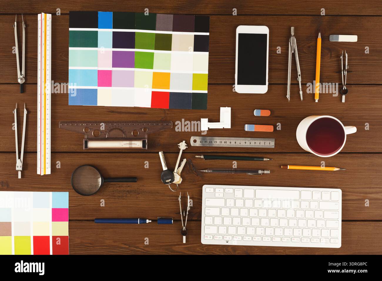Creative workspace collage tools hi-res stock photography and images ...