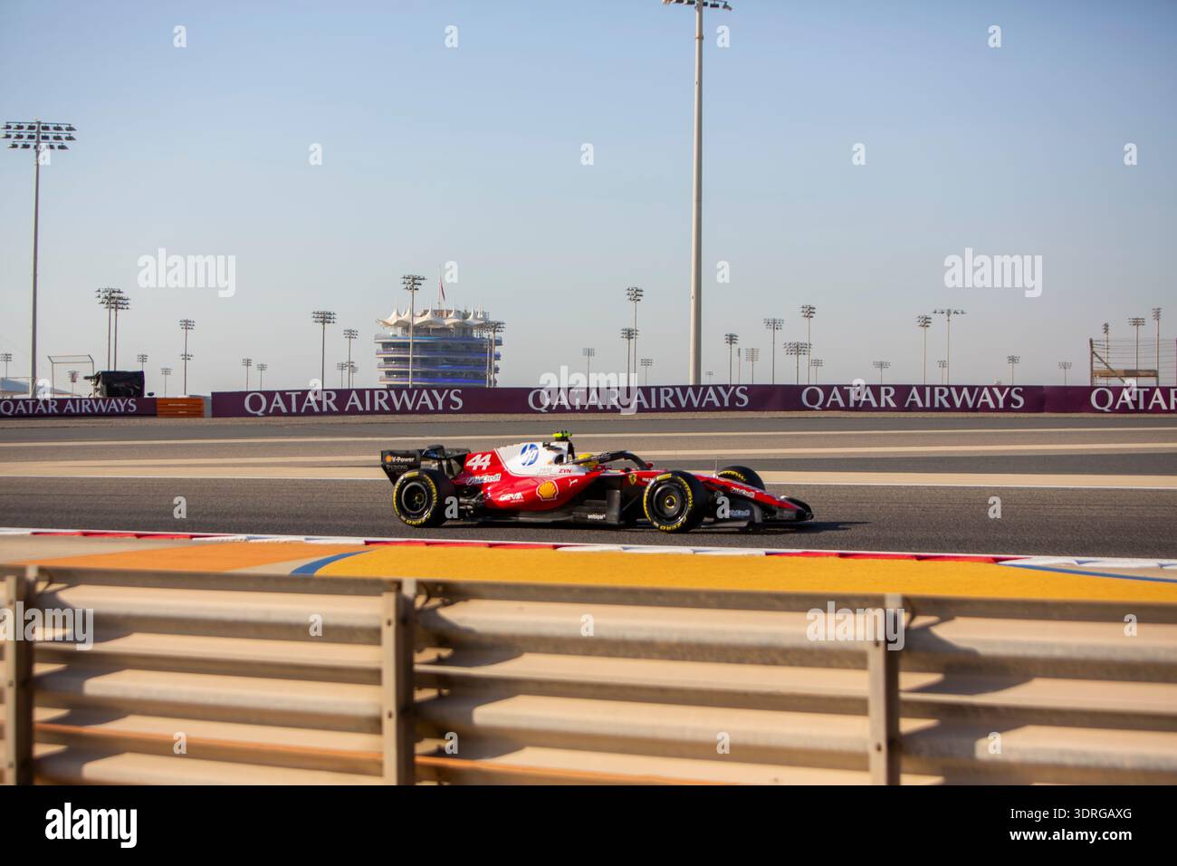 Lewis Hamilton, Ferrari, on week 2, day 1 of Formula One pre-season ...