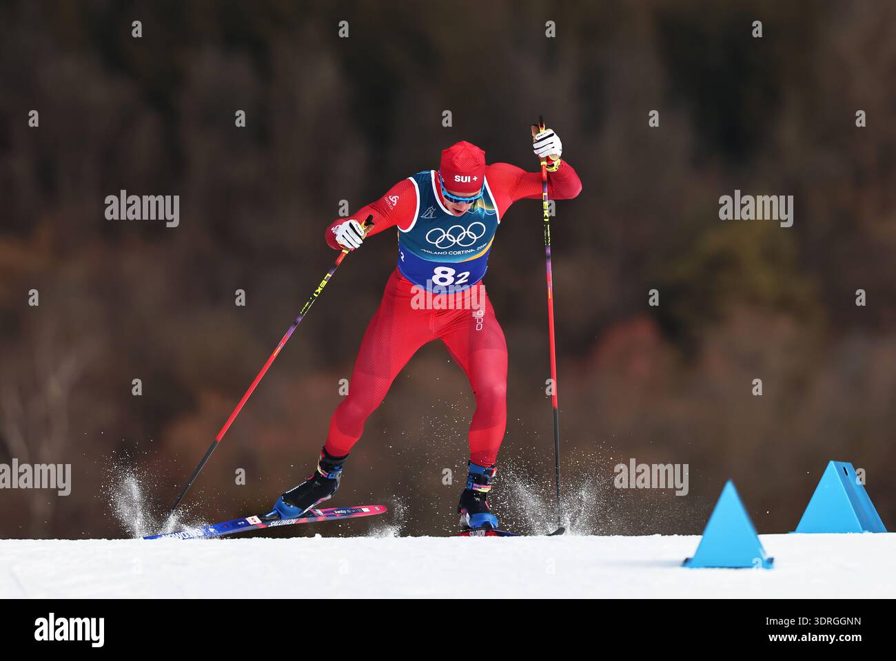 18 February 2026, Italy, Tesero: Olympia, Olympic Winter Games Milan ...