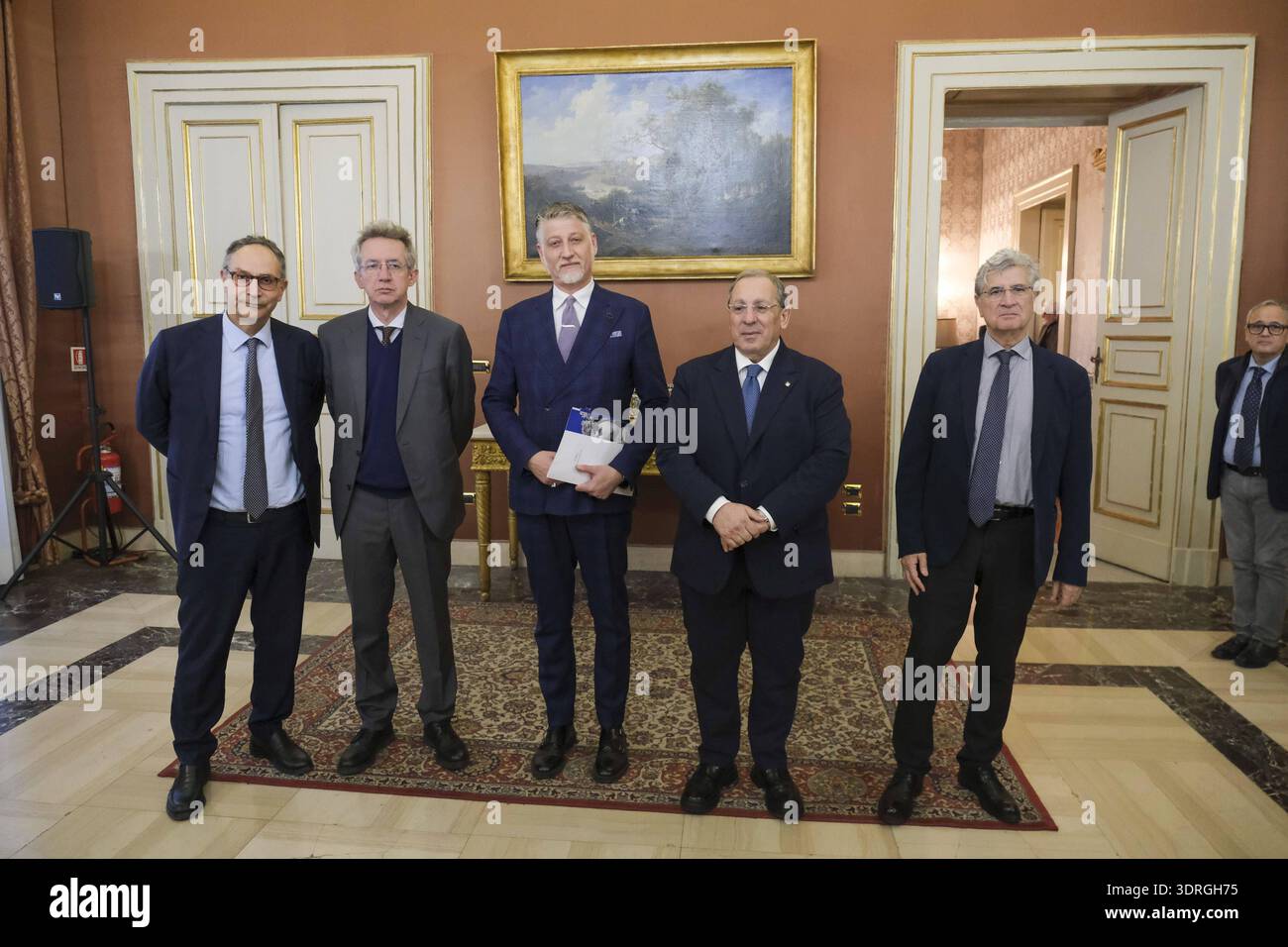 News - Culture Minister Alessandro Giuli Visits Fire-Damaged Teatro ...