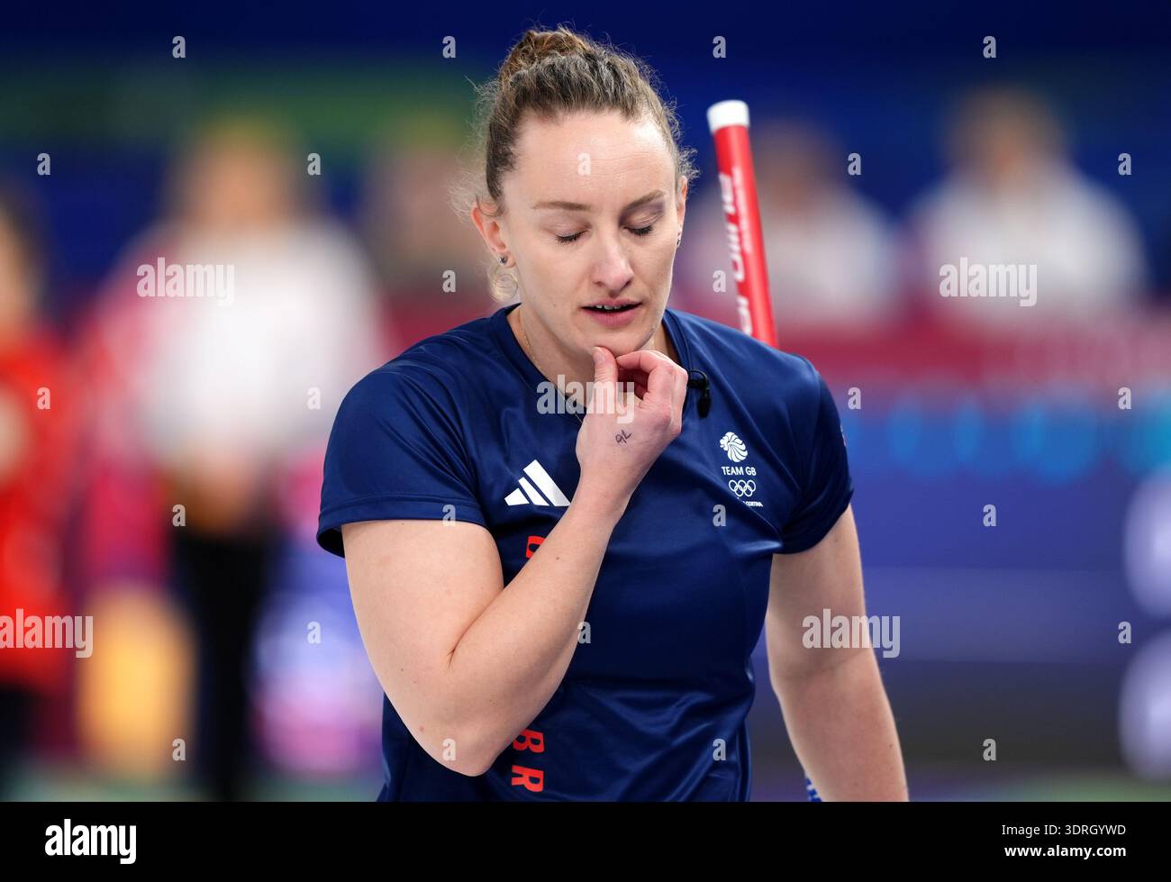 Great Britain's Jennifer Dodds during the Women's Curling match against ...