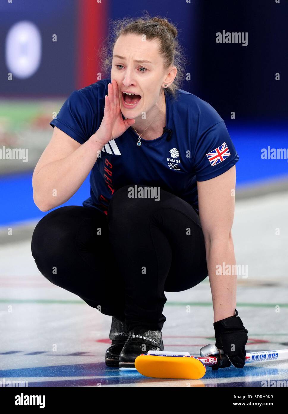 Great Britain's Jennifer Dodds during the Women's Curling match against ...