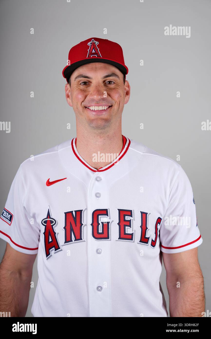 This is a 2026 photo of Mitch Farris of the Los Angeles Angels MLB ...