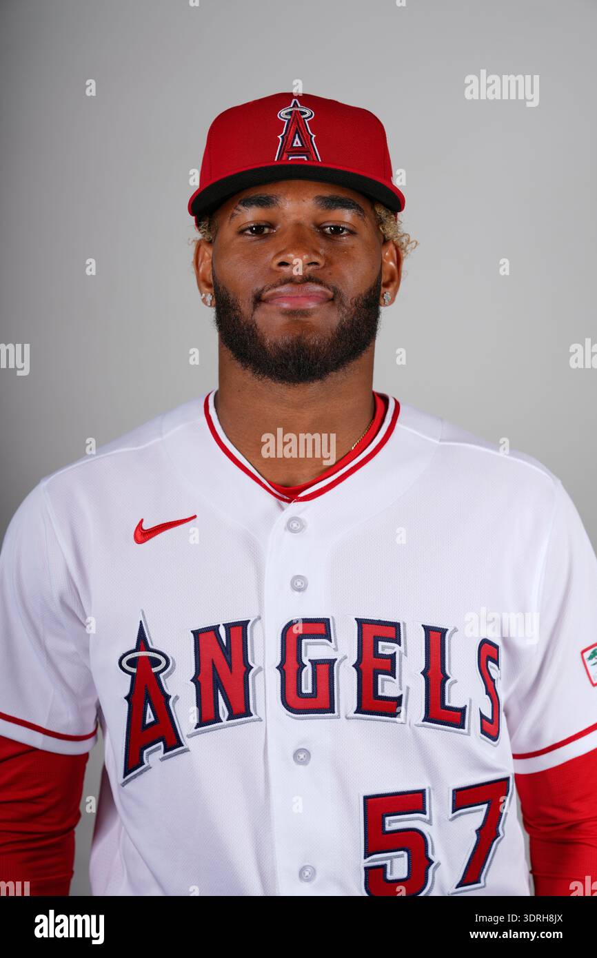This is a 2026 photo of Walbert Ureña of the Los Angeles Angels MLB ...