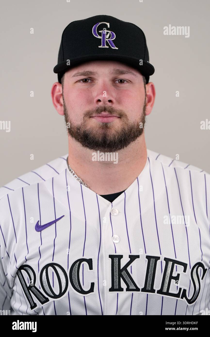 This is a 2026 photo of Cole Messina of the Colorado Rockies baseball ...