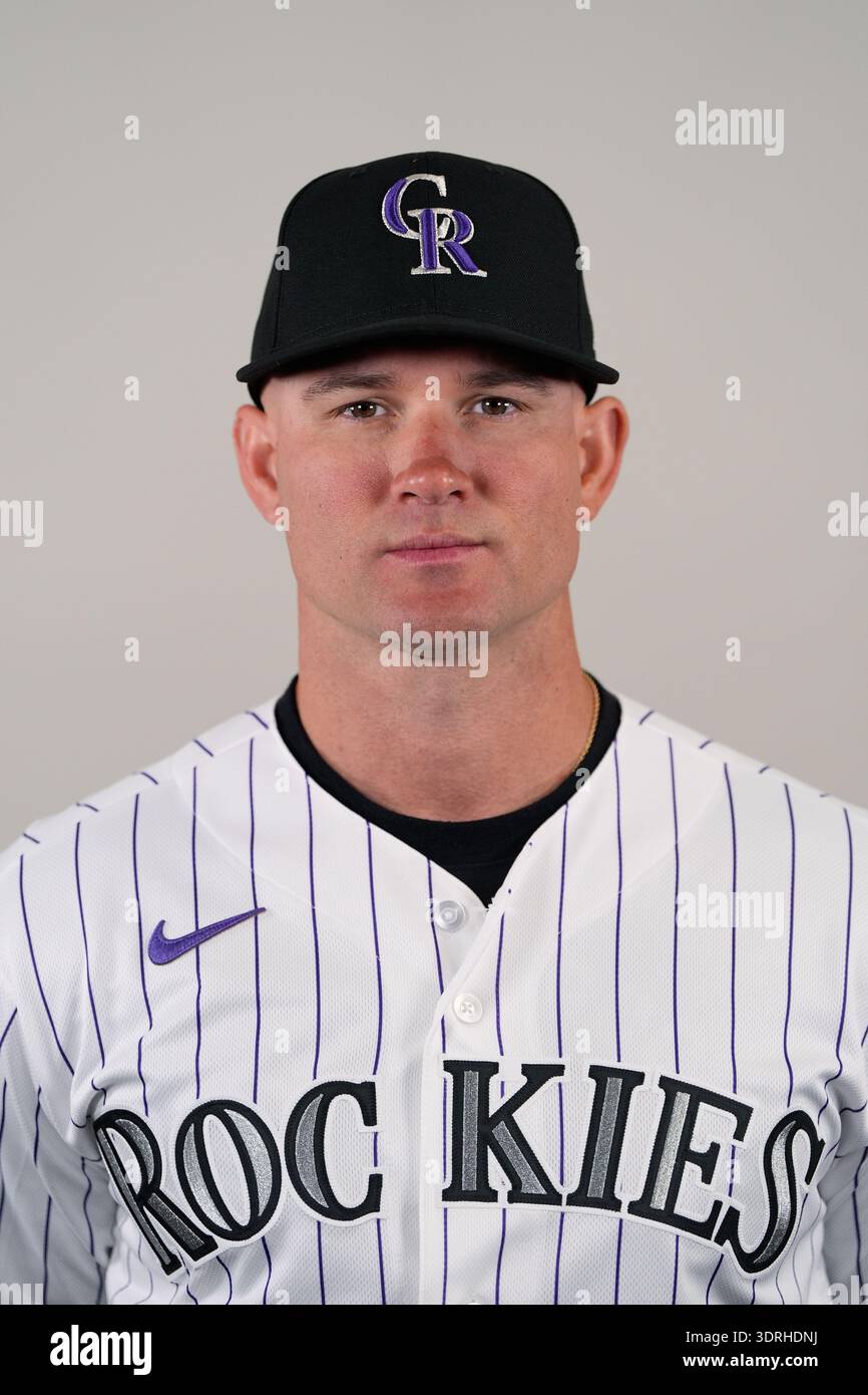 This is a 2026 photo of Warren Schaffer of the Colorado Rockies ...