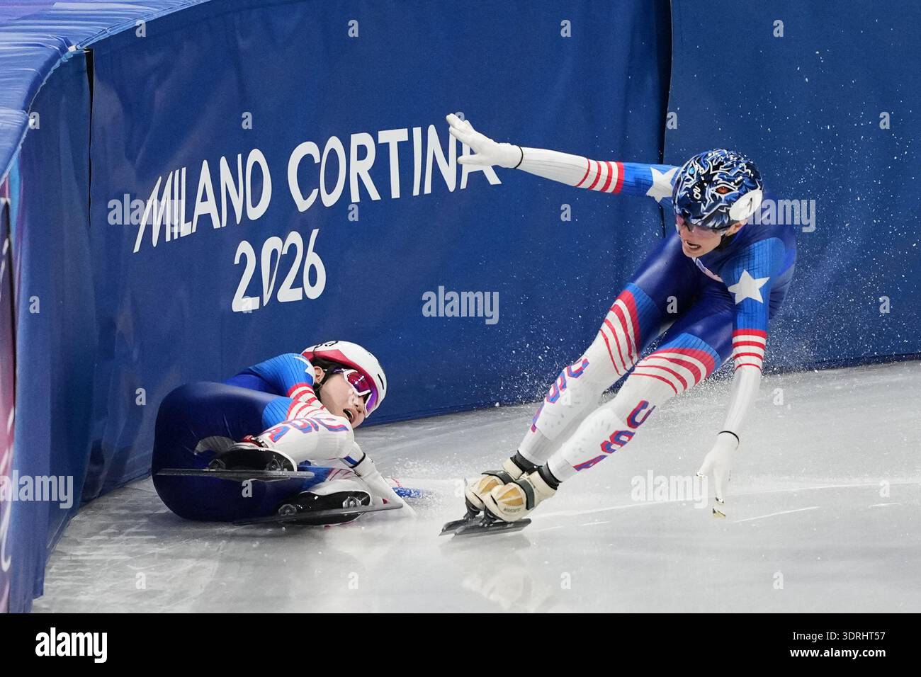 Team USA crash out of the final b during the short track speed skating ...