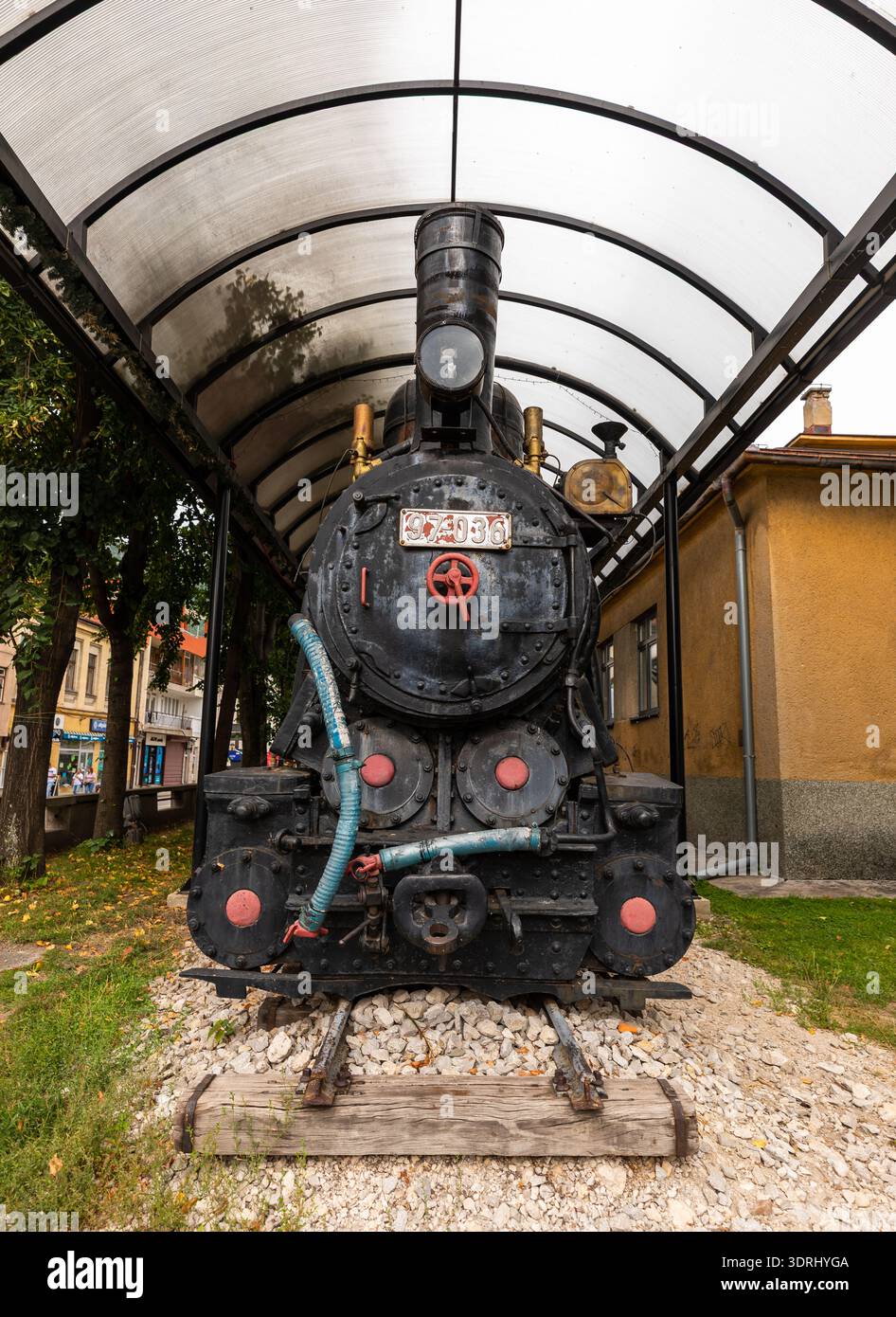 Travnik, Bosnia and Hercegovina - August 24, 2022: Old narrow gauge ...