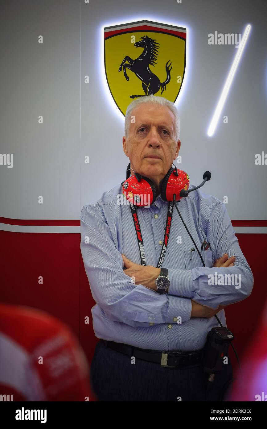 Bahrain, Bahrain. 18th Feb, 2026. Piero Ferrari, soon of Enzo Ferrari ...