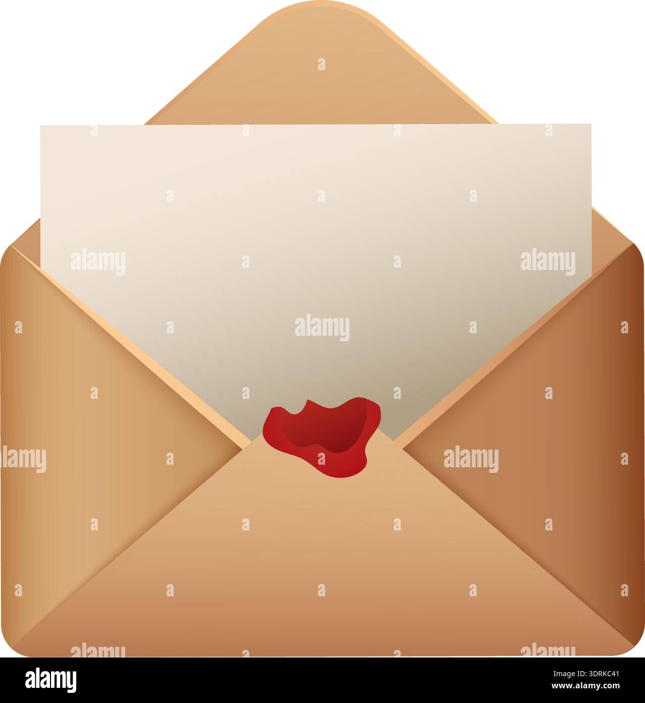 Sealed envelope blank letter hi-res stock photography and images - Alamy
