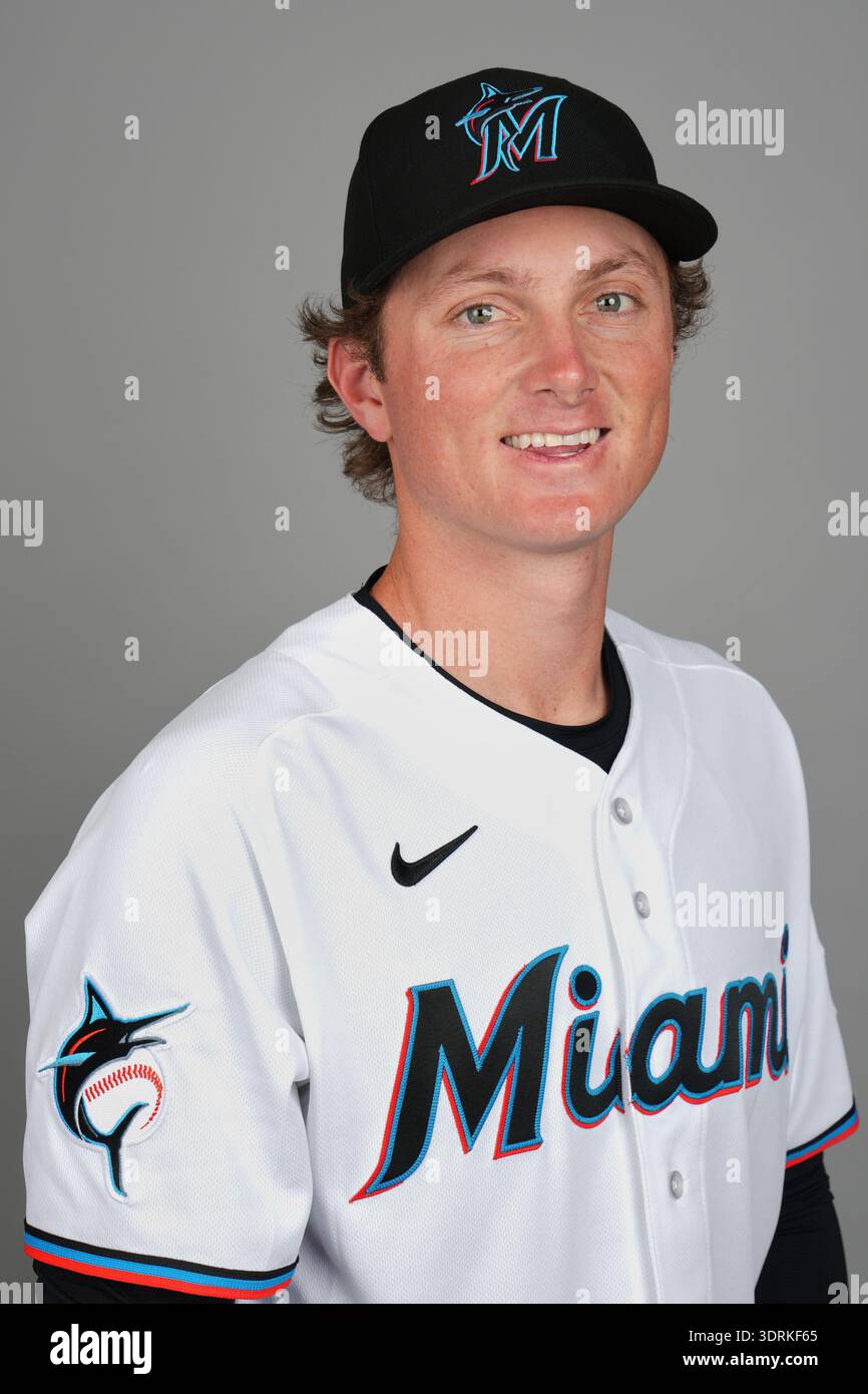 This is a 2026 photo of Johnny Olmstead of the Miami Marlins baseball ...
