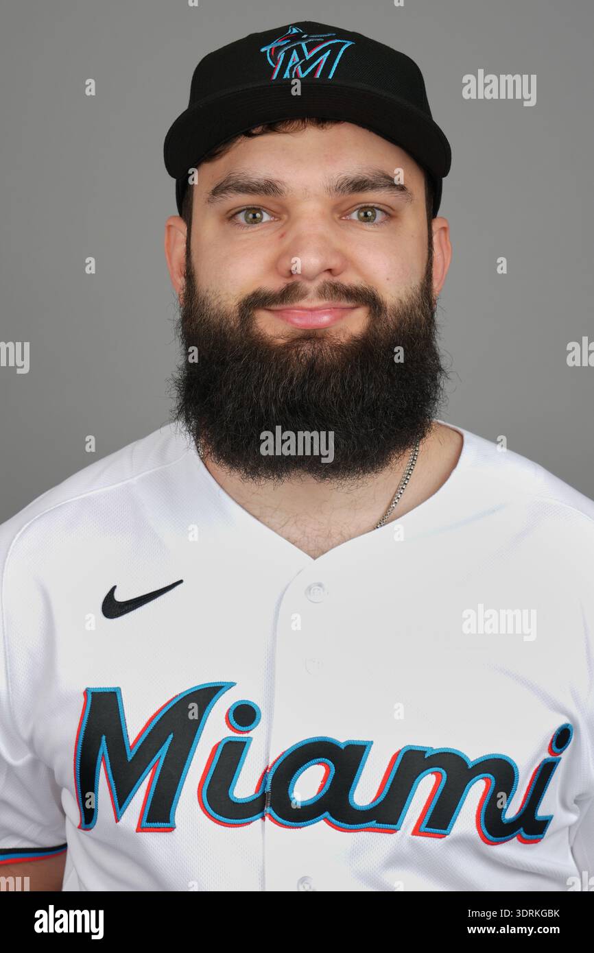 This is a 2026 photo of Matthew Etzel of the Miami Marlins baseball ...