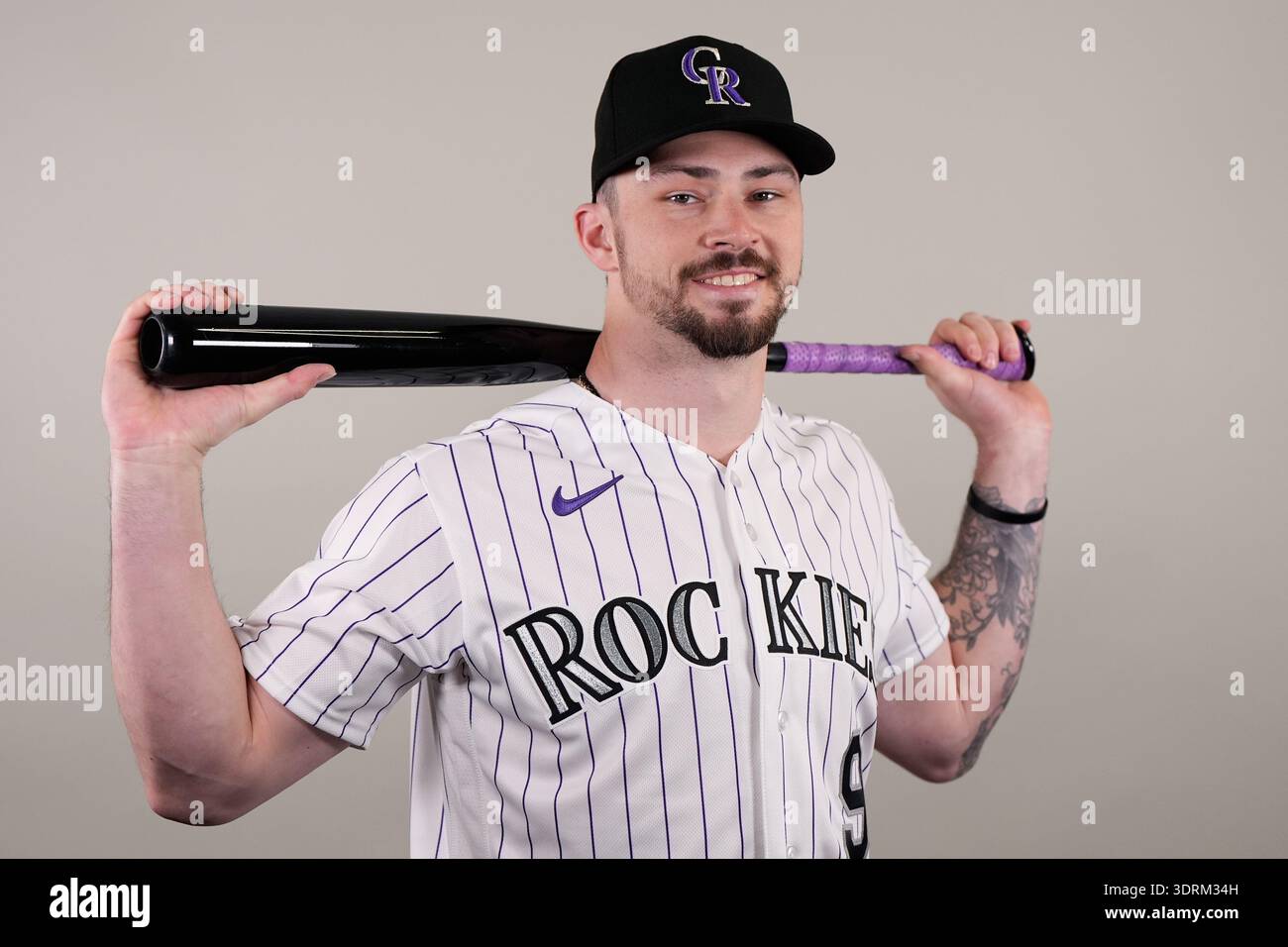 This is a 2026 photo of Brenton Doyle of the Colorado Rockies baseball ...