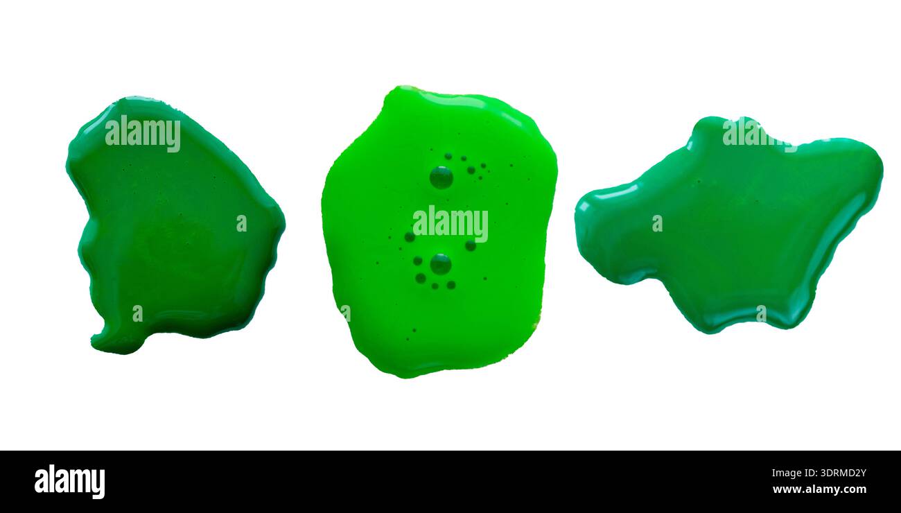 Organic elements with bubbles and glossy surface. Collection of slime ...
