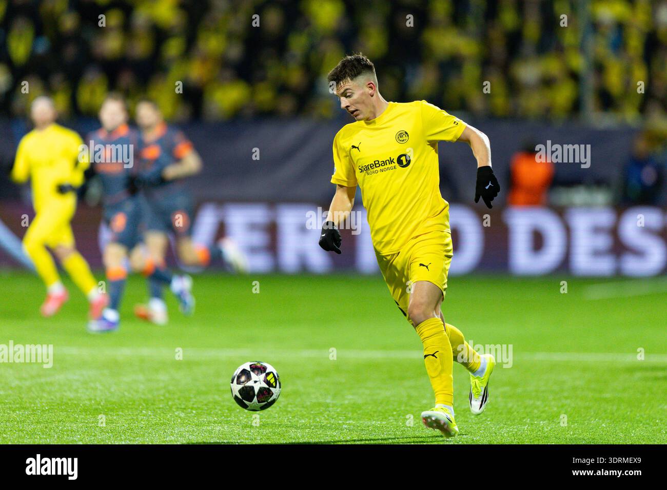 Jostein Gundersen (6 Bodo/Glimt) controls the ball during the UEFA ...